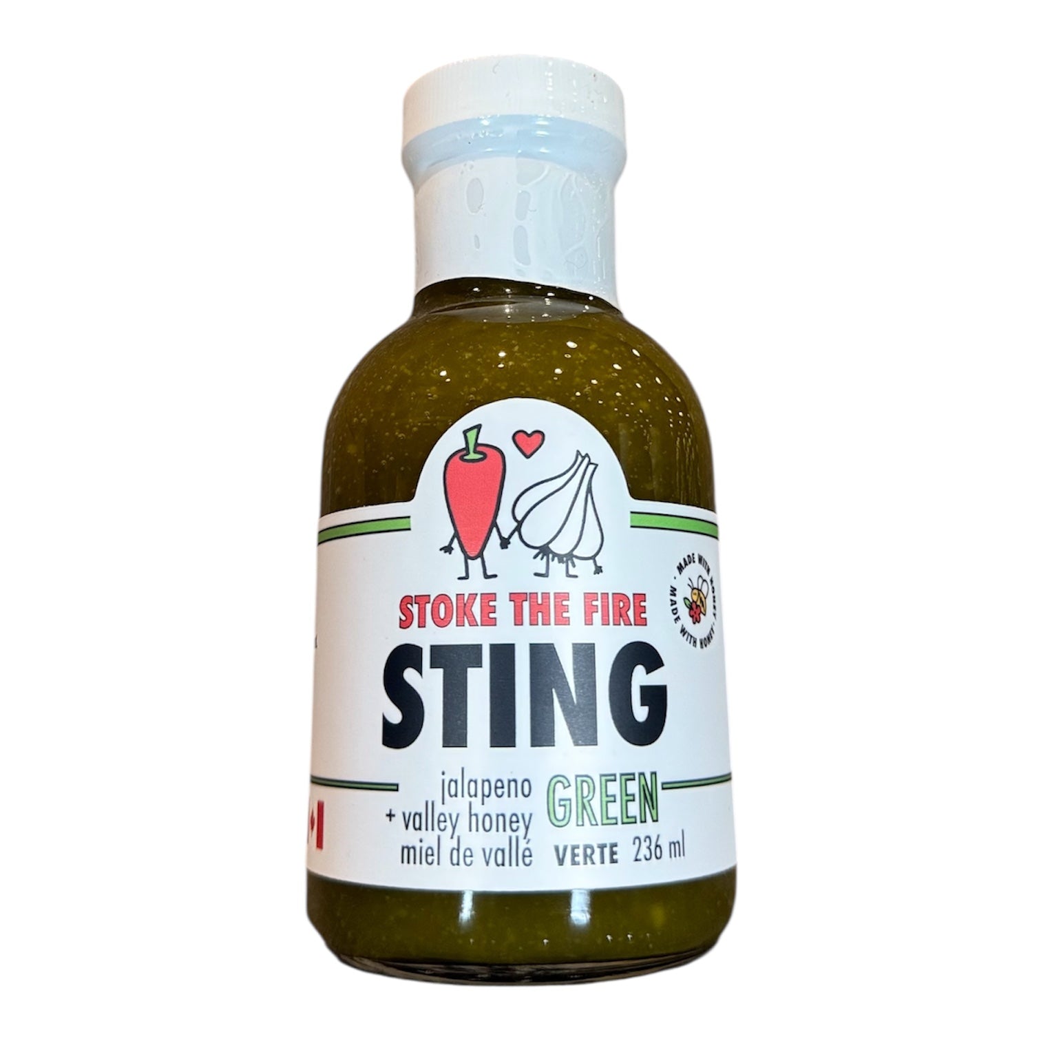 STING: GREEN - JALAPENO + VALLEY HONEY – Stoke the Fire
