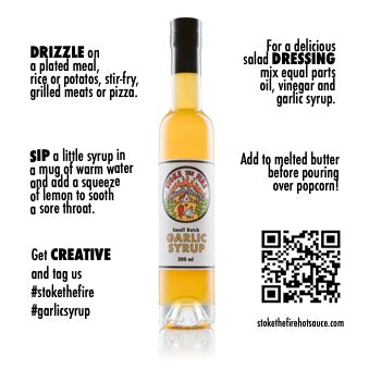 GARLIC SYRUP - Premium BC Grown Artisan Garlic Honey Drizzle | Stoke ...